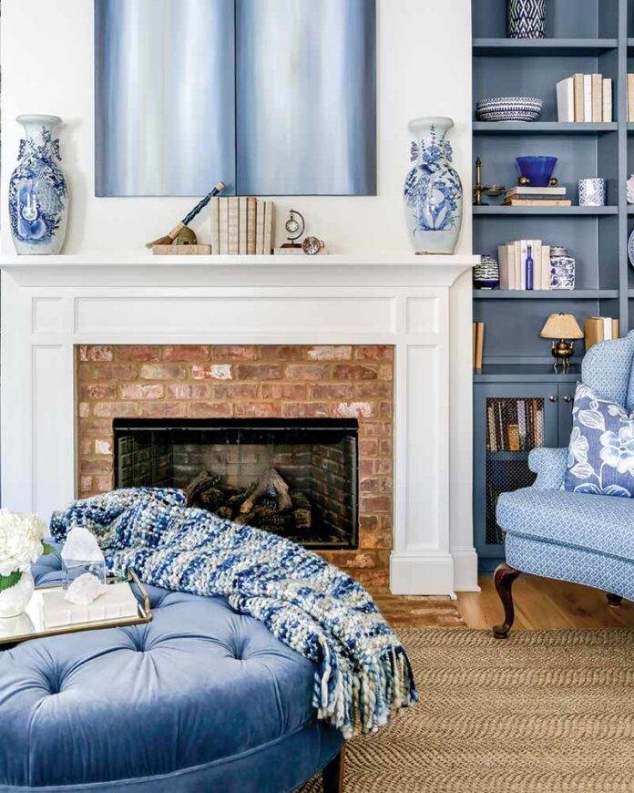Blue Hues Reign Supreme Inside This Tennessee Farmhouse - Cottage Journal