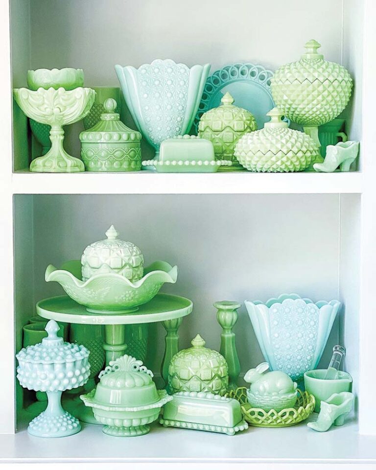 Milk Glass Magic: How a Gift Inspired a Colorful Collection - Cottage ...
