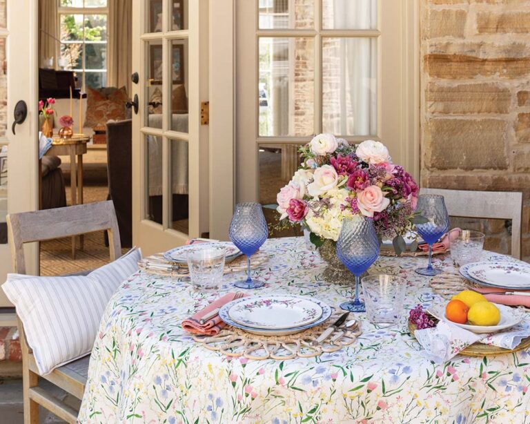 Patio Splendor: A Spring Tablescape for a Sunny Day - Cottage Journal
